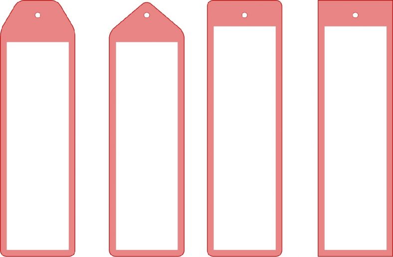 Printable Bookmark Template | 101 Activity
