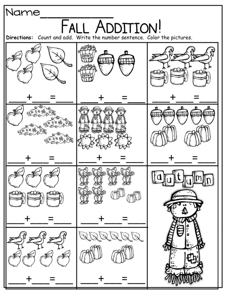 Fun Addition Worksheets with Pictures | 101 Activity