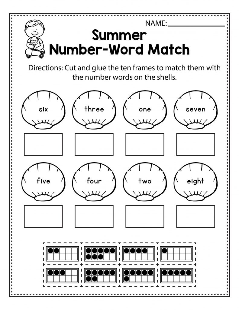 Number Word Worksheets to Print | 101 Activity