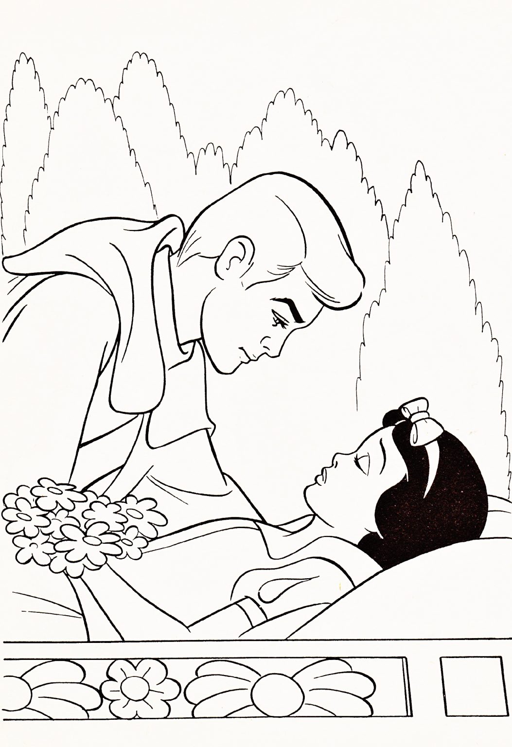 Beautiful Snow White Color Pages | 101 Activity