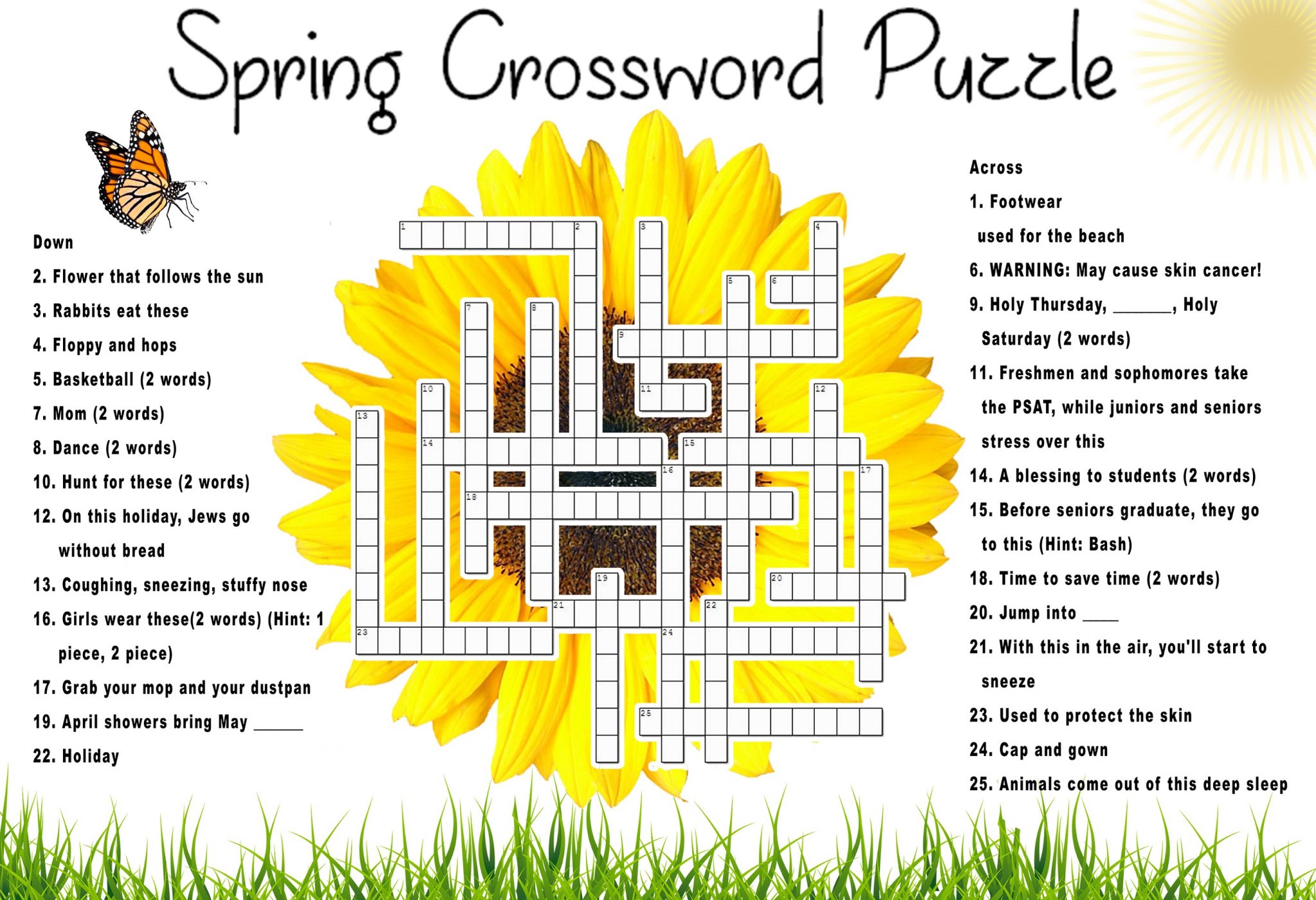 Puzzle Words Worksheet to Print | 101 Activity