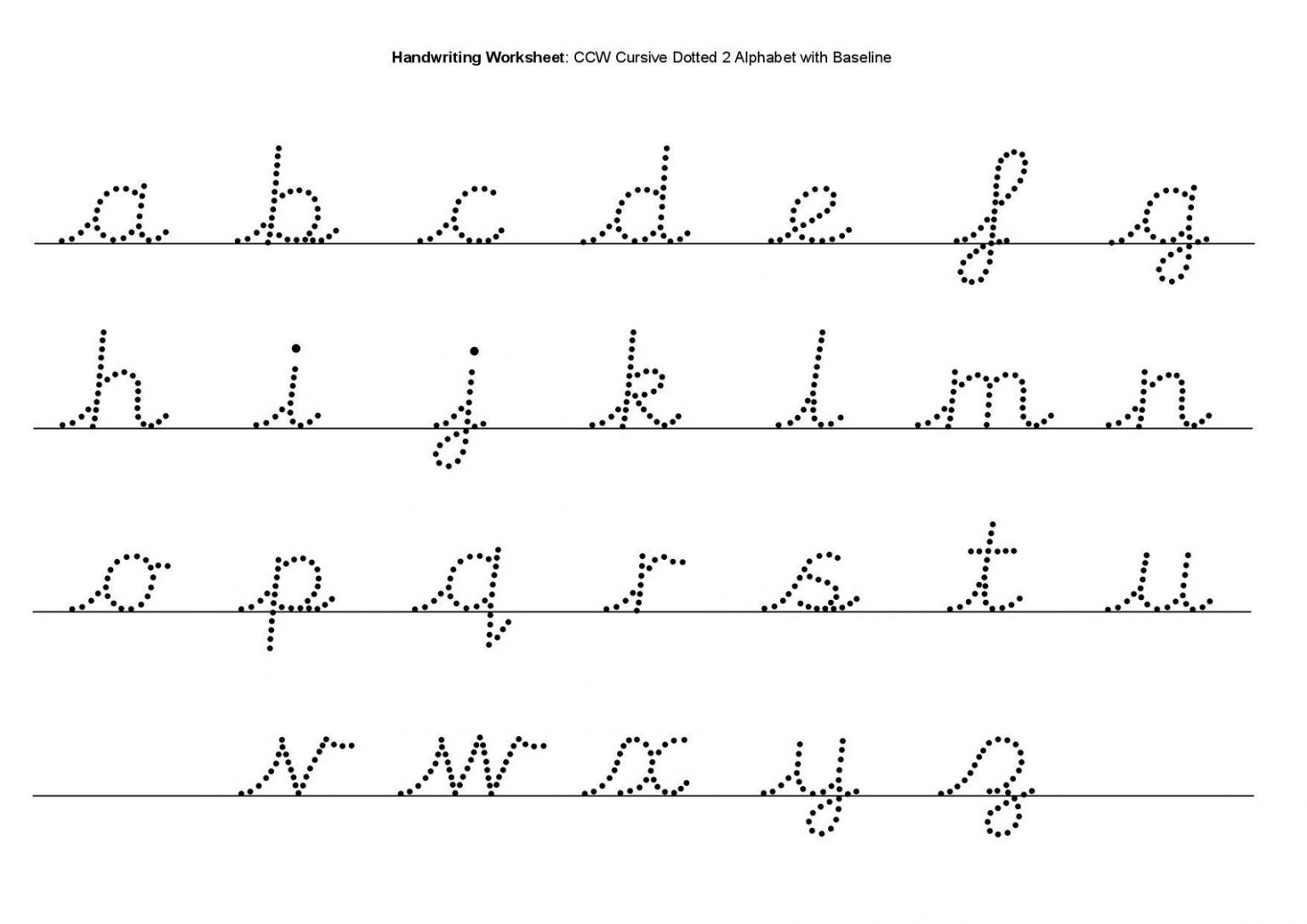 Alphabet Printable Letters To Trace 101 Activity