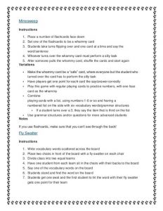 Rules for Hangman Word Game | 101 Activity