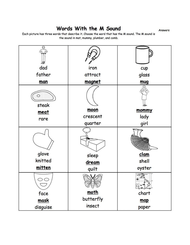 Letter M Worksheets Activities | 101 Activity