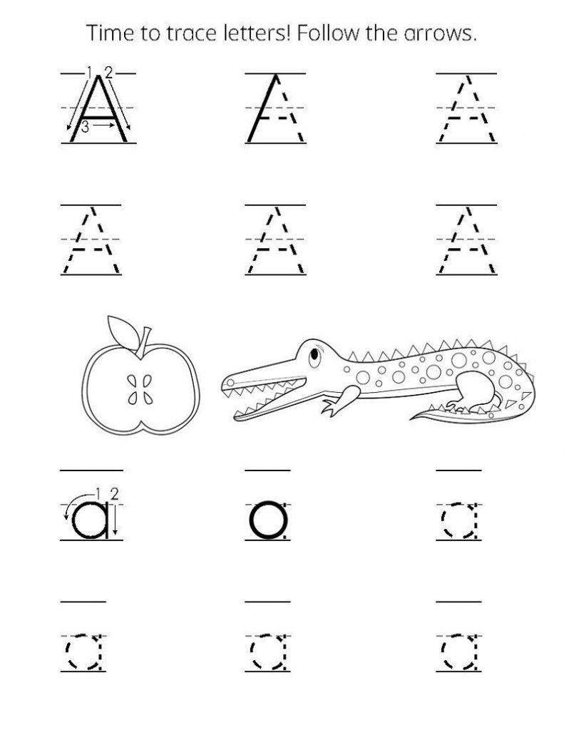 Printable Trace the Letter A | 101 Activity