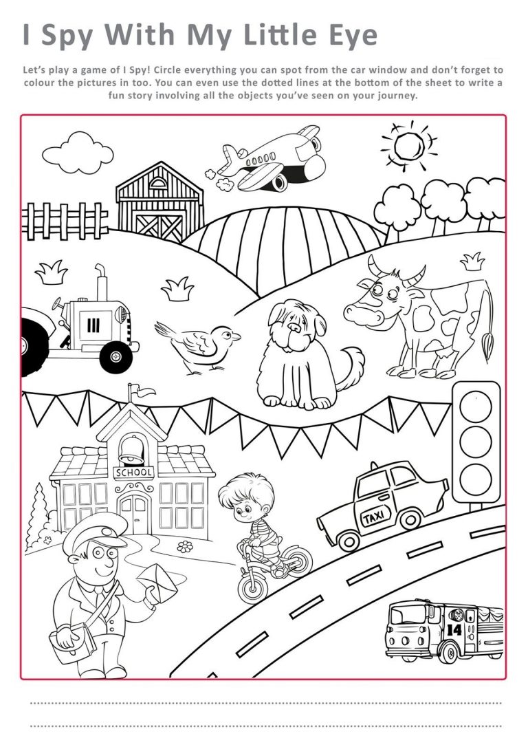 Fun Toddler Learning Activities Printable Free | 101 Activity