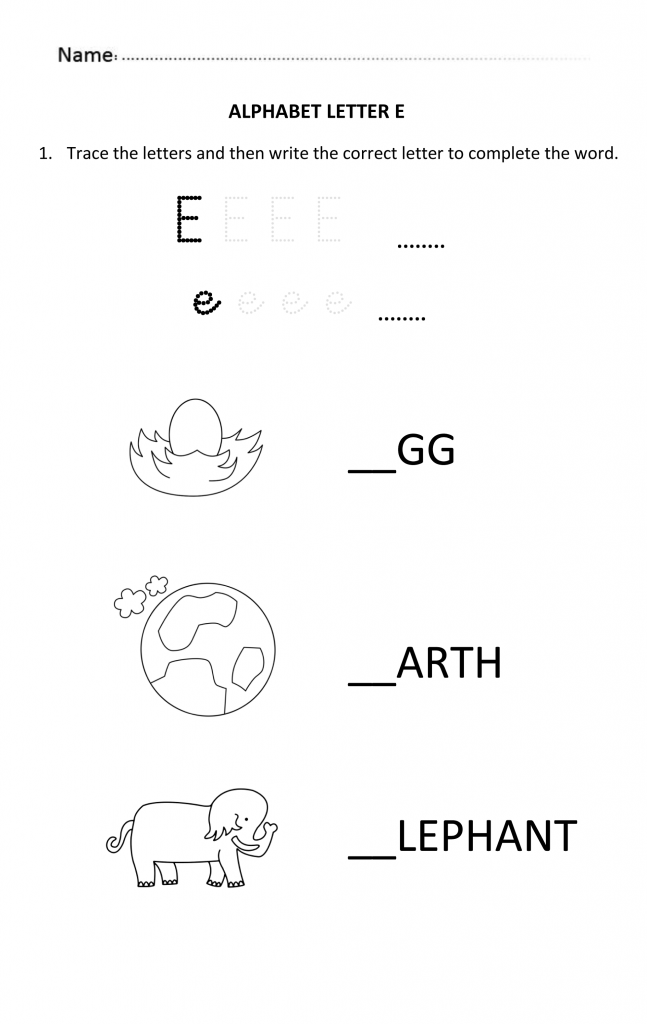 Learning Worksheets for 5 Year Olds | 101 Activity