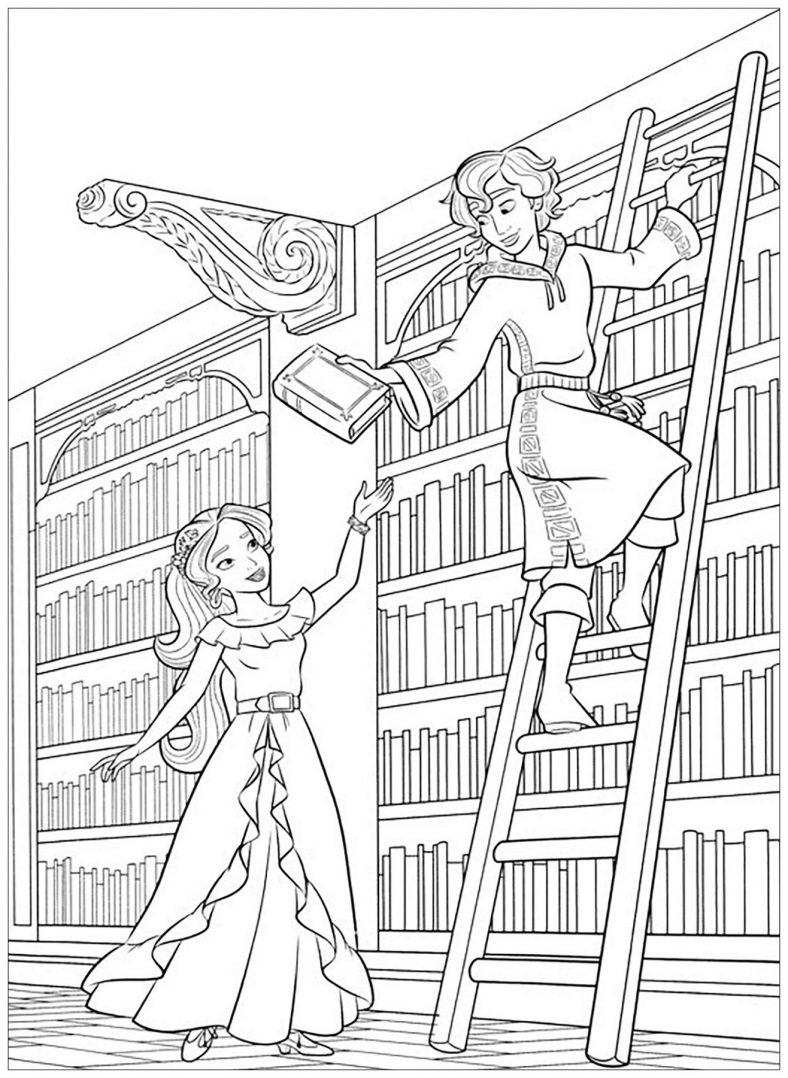 Disney Elena Coloring Pages for Children | 101 Activity