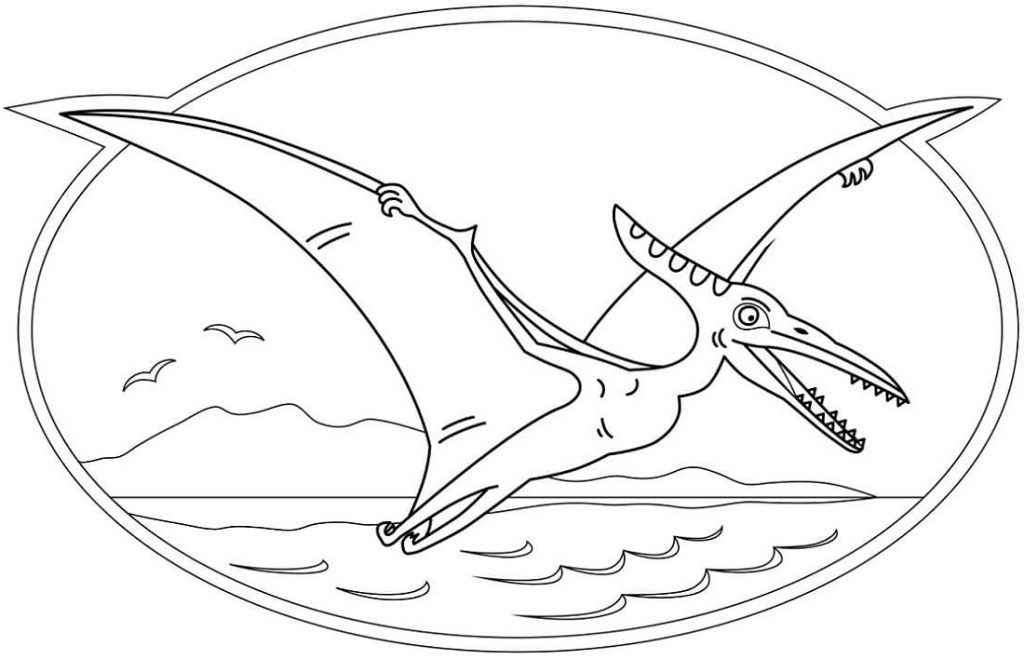 Pterodactyl Coloring Pages to Color | 101 Activity