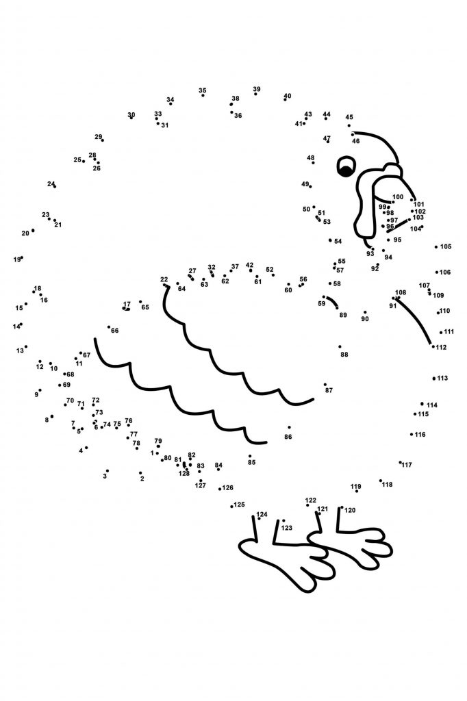 Thanksgiving Dot to Dot Printable | 101 Activity